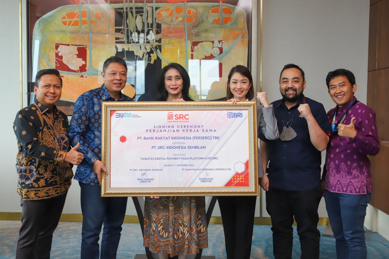 BRI Jalin Kerjasama Layanan Pada Platform AYO SRC