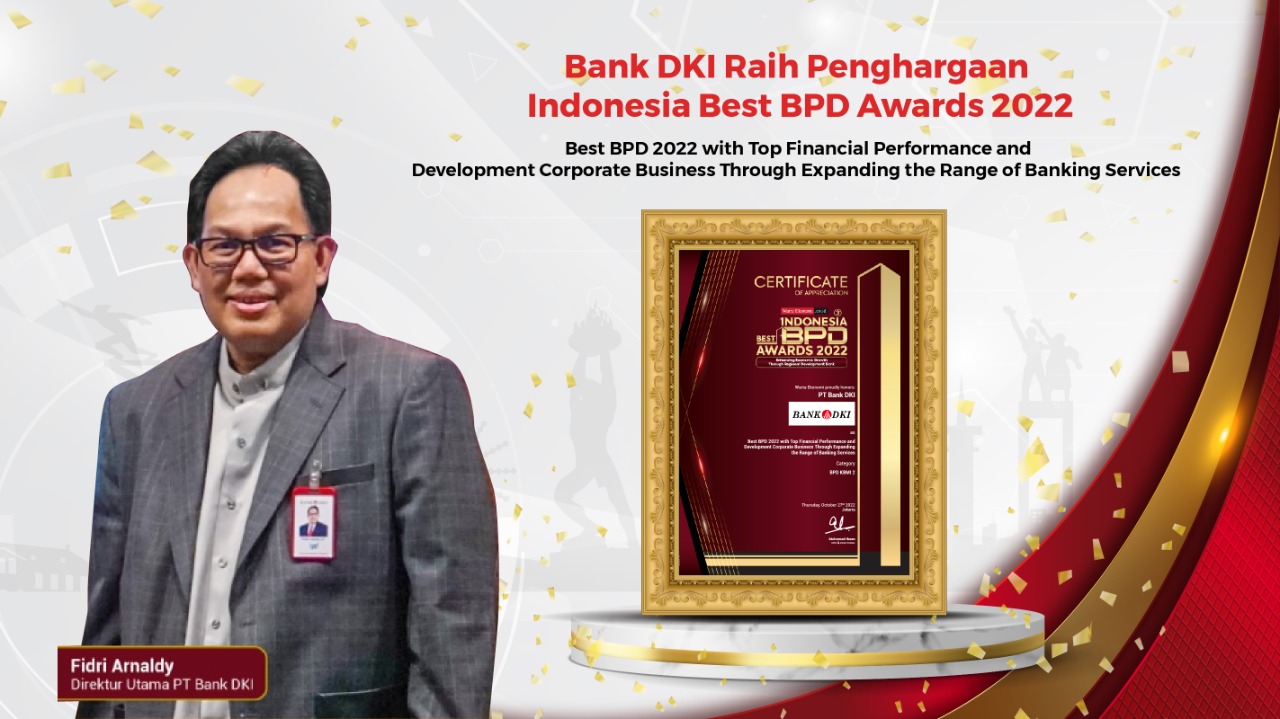 Bank DKI Raih Indonesia Best BPD Awards 2022