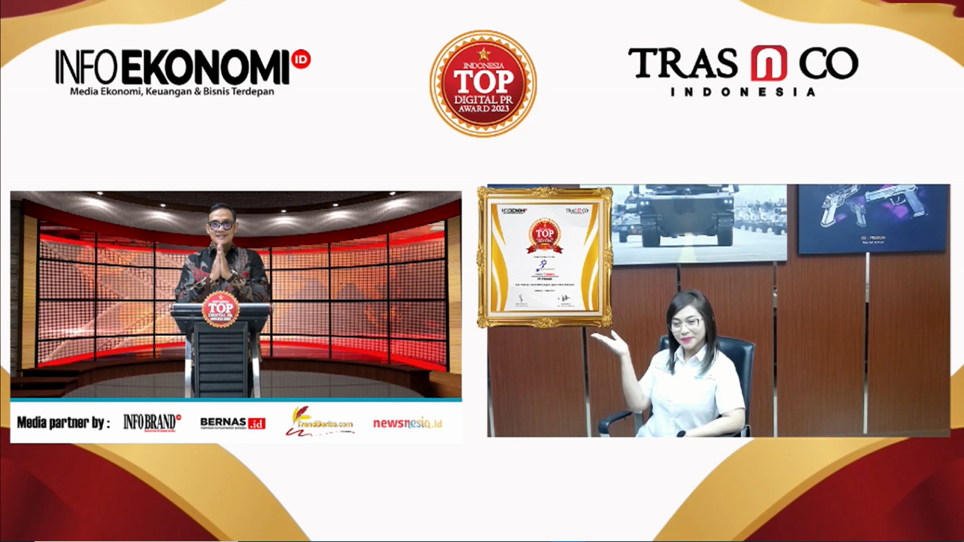 PT Pindad Bangga Raih 3rd Top Digital PR Award 2023