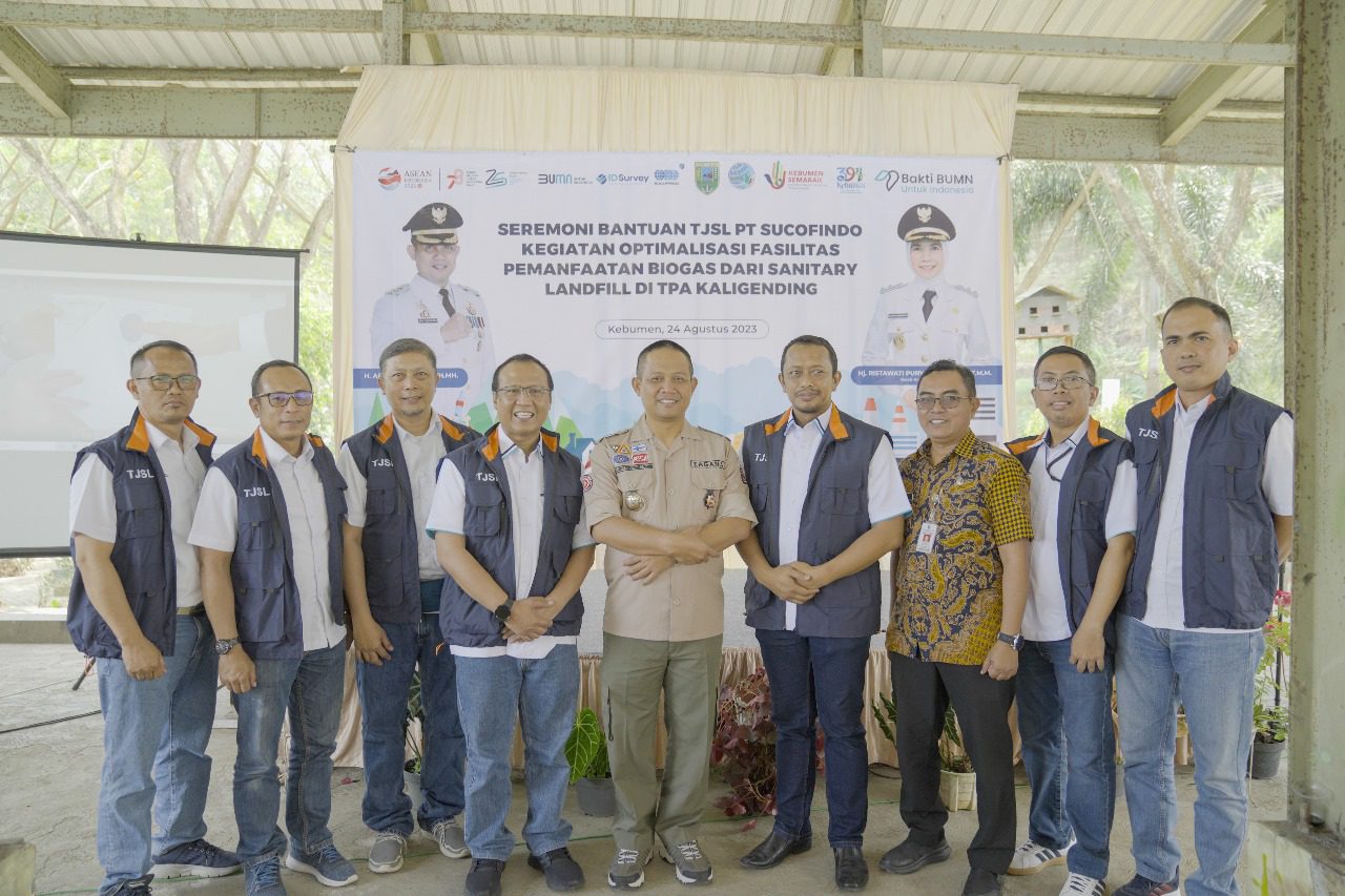 SUCOFINDO-DLHKP Kab. Kebumen Resmikan Optimalisasi Biogas di TPA