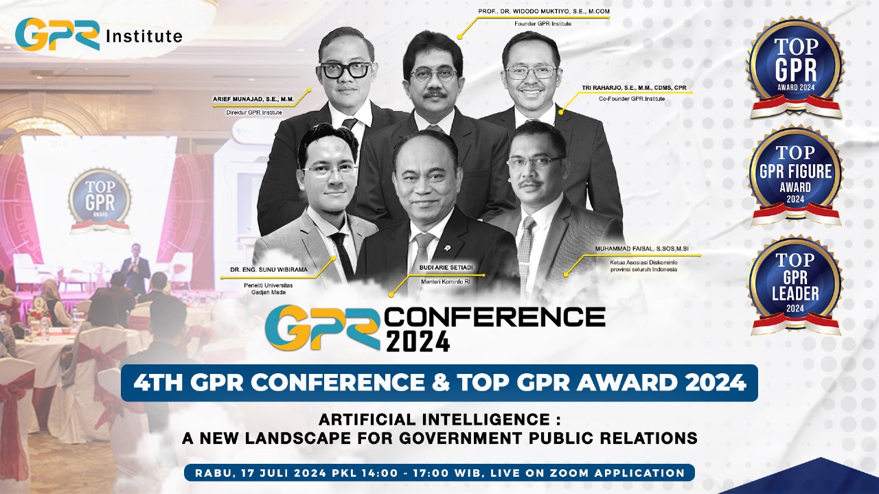 GPR Institute Akan Gelar 4th GPR Conference & Top GPR Award 2024