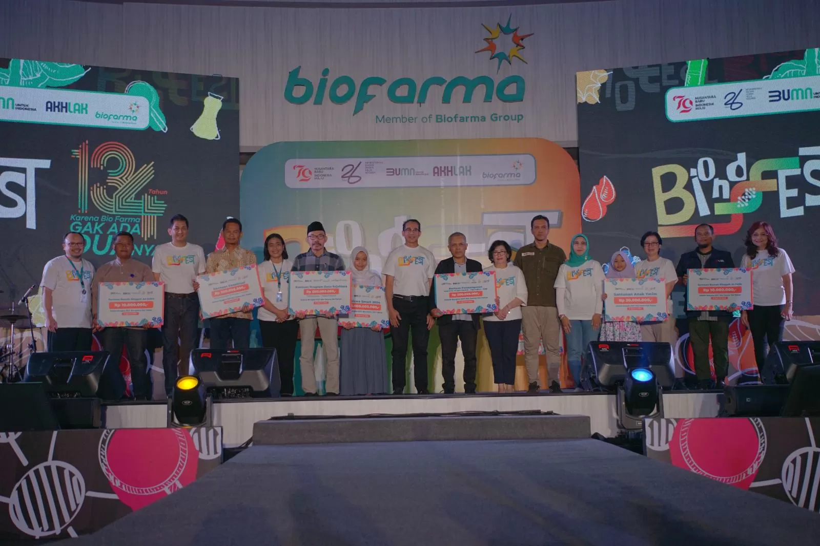 Rayakan HUT ke-134, Bio Farma Beri Bantuan Total Rp2,15 Miliar