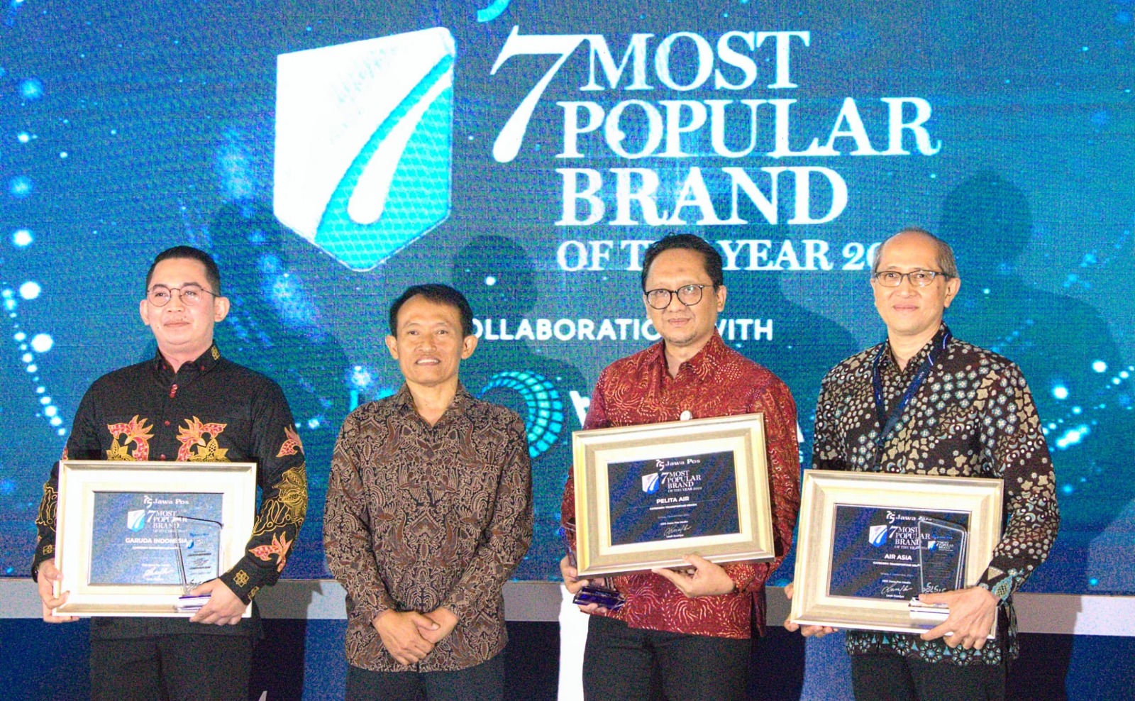 Pelita Air Masuk Dalam 7 Brand Terpopuler Tahun 2024