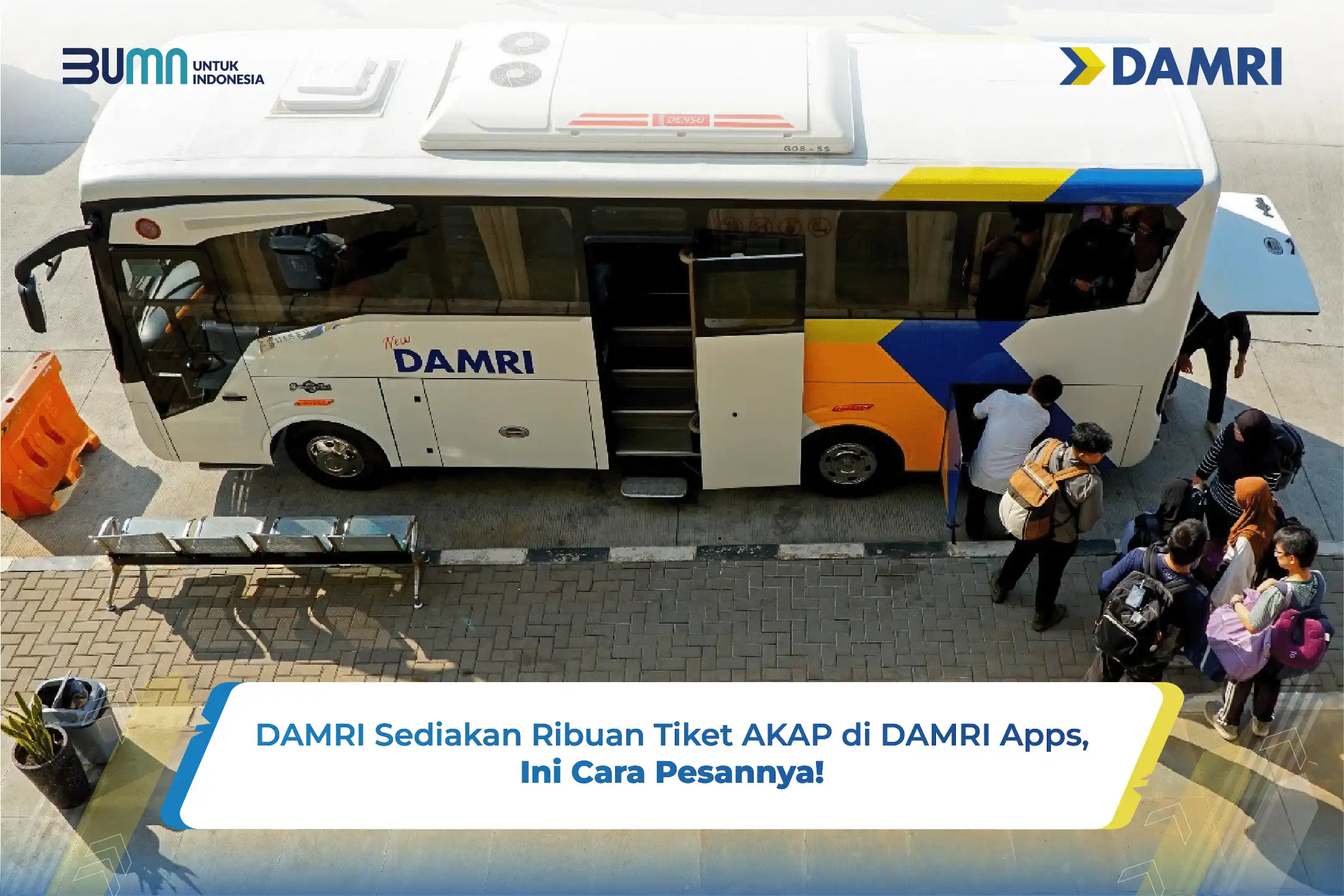 Cara Mudah Pesan Tiket Angkutan AKAP Nataru melalui DAMRI Apps