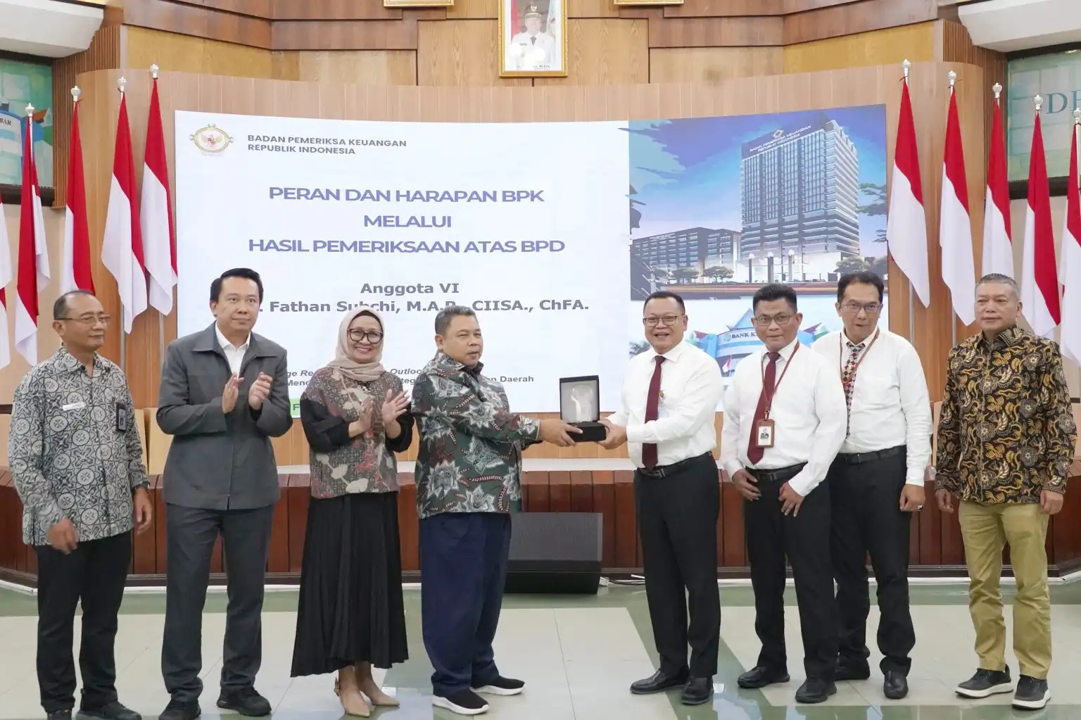 Bank Kalbar Terima Kunjungan Anggota-6 BPK RI, Dapat Apresiasi atas Kinerja