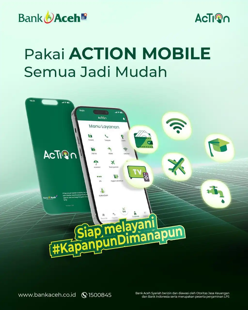 Bank Aceh Syariah Permudah Transaksi dengan Action Mobile