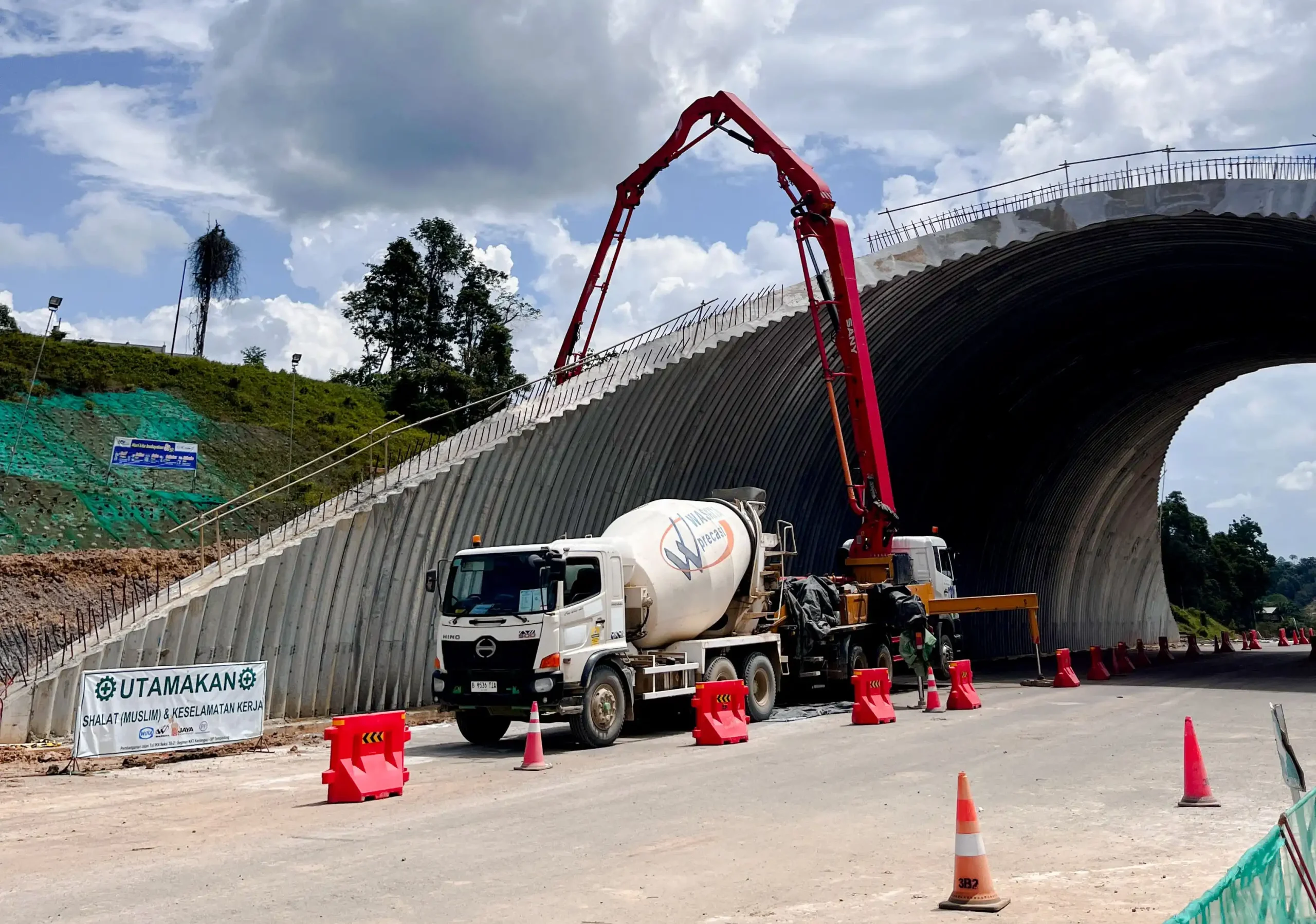 WSBP Suplai Mortar Foam untuk Proyek Jalan Tol IKN Senilai Rp15,65 Miliar